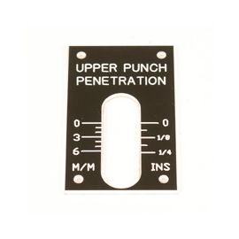 Upper Punch Penetration Scale | 6483530 | Scheu & Kniss